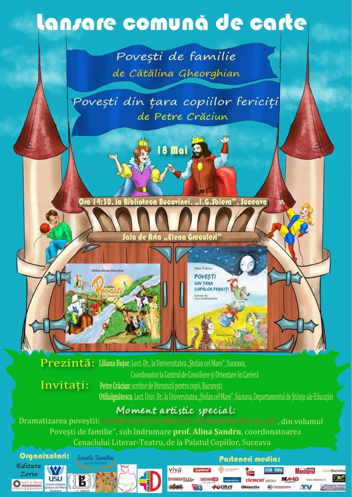 Lansare de carte pentru copii, joi, la Biblioteca Bucovinei | SuceavaNews.ro