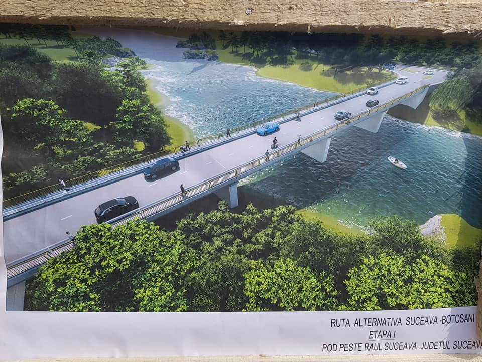 Au început lucrările la podul peste râul Suceava, ruta alternativă ...
